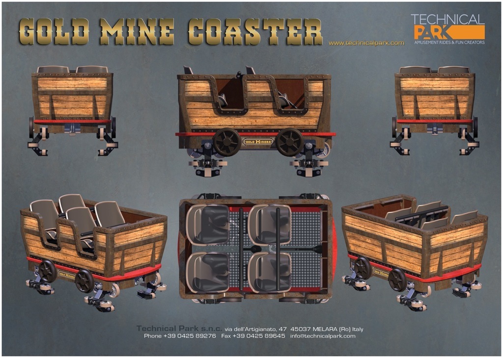GOLD MINE COASTER - Technical Park - Amusement Rides and amusement ...
