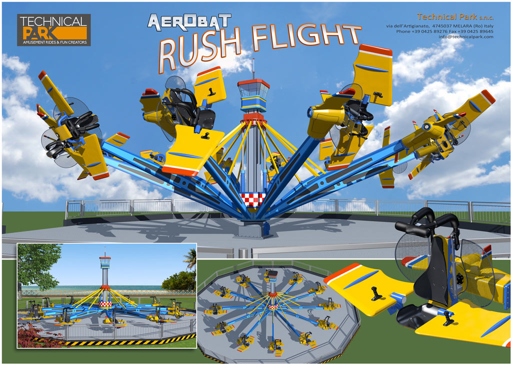 AEROBAT RUSH FLIGHT - Technical Park - Amusement Rides and amusement ...