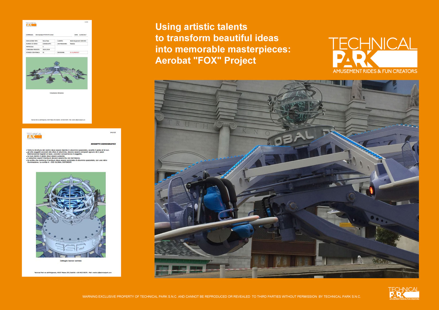 THEMING - Technical Park - Amusement Rides and amusement rides for sale